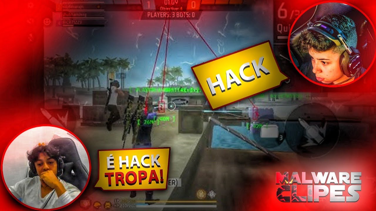 FAMOSOS QUE DESCOBRIRAM ESTAR JOGANDO CONTRA HACKS NO FREEFIRE! - YouTube