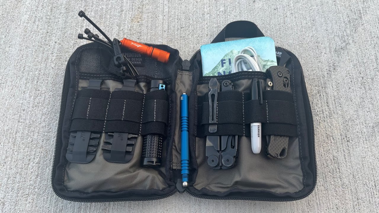 The EDC Pouch That Stays In My Car - YouTube