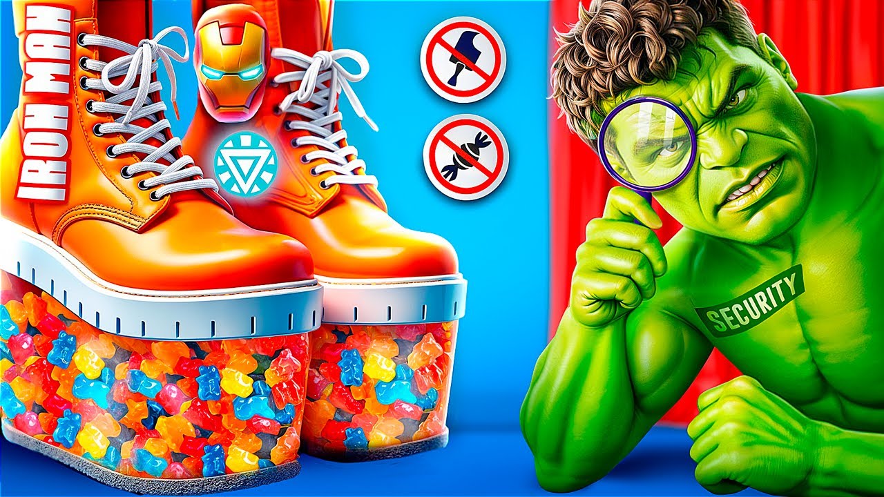 Fake Superheroes vs Real Superheroes! Easy Sneaking Into the Movies ...