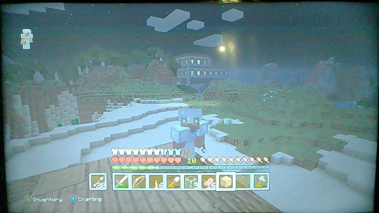 Minecraft en vivo,jugando en la semilla 666, encontré la mansion ...