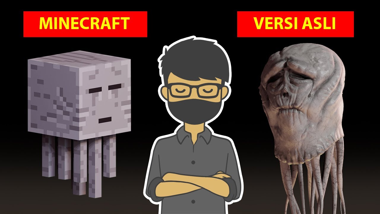 BENTUK ASLI MOB MINECRAFT DI DUNIA NYATA - YouTube