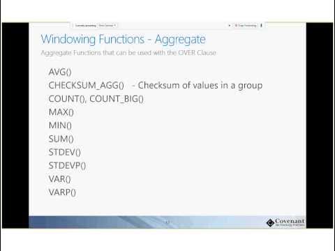 Simplifying And Improving Your SQL Queries with CTE's and Windowing ...