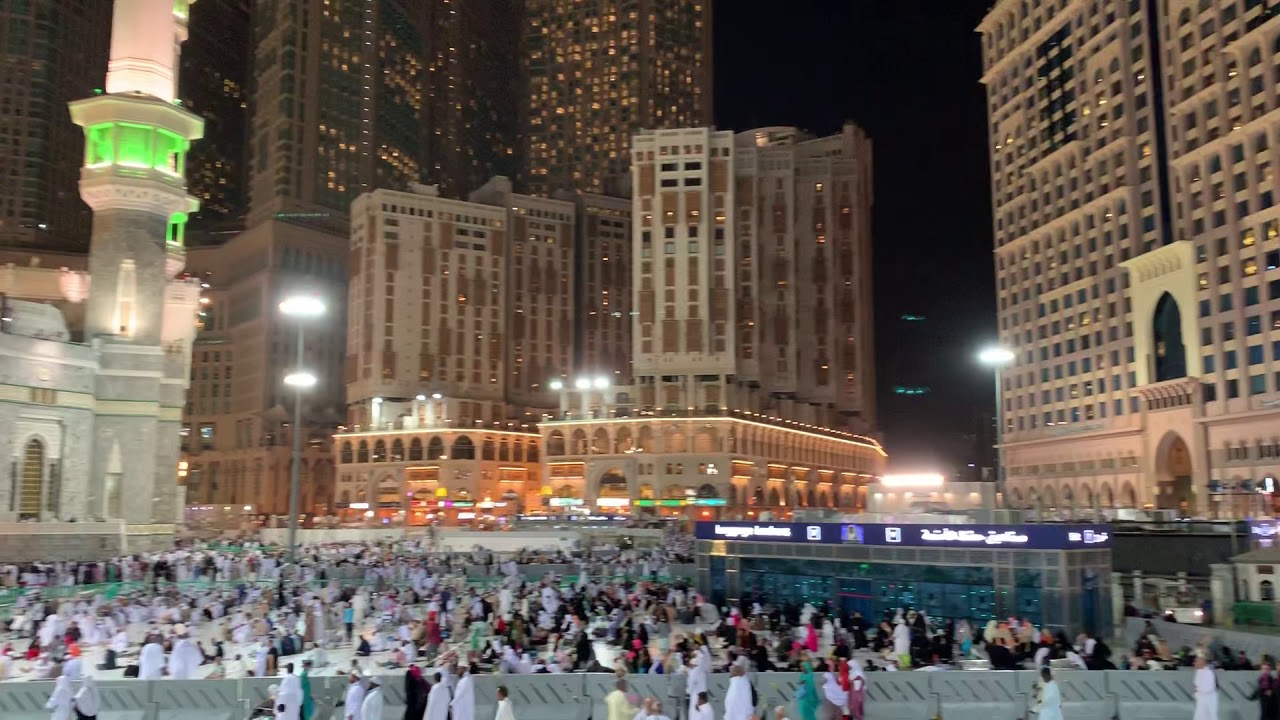 Isha Adhan Mecca Saudi Arabia 2019 - YouTube