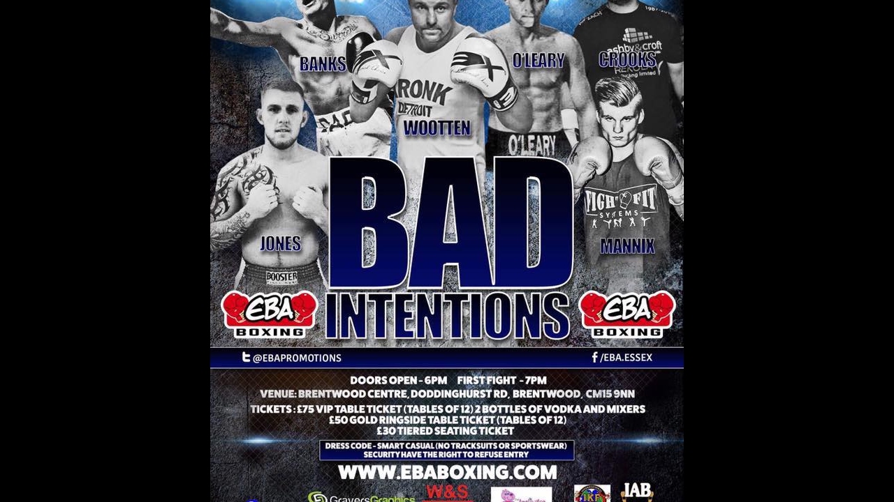 EBA BOXING LIVE - BAD INTENTIONS - YouTube