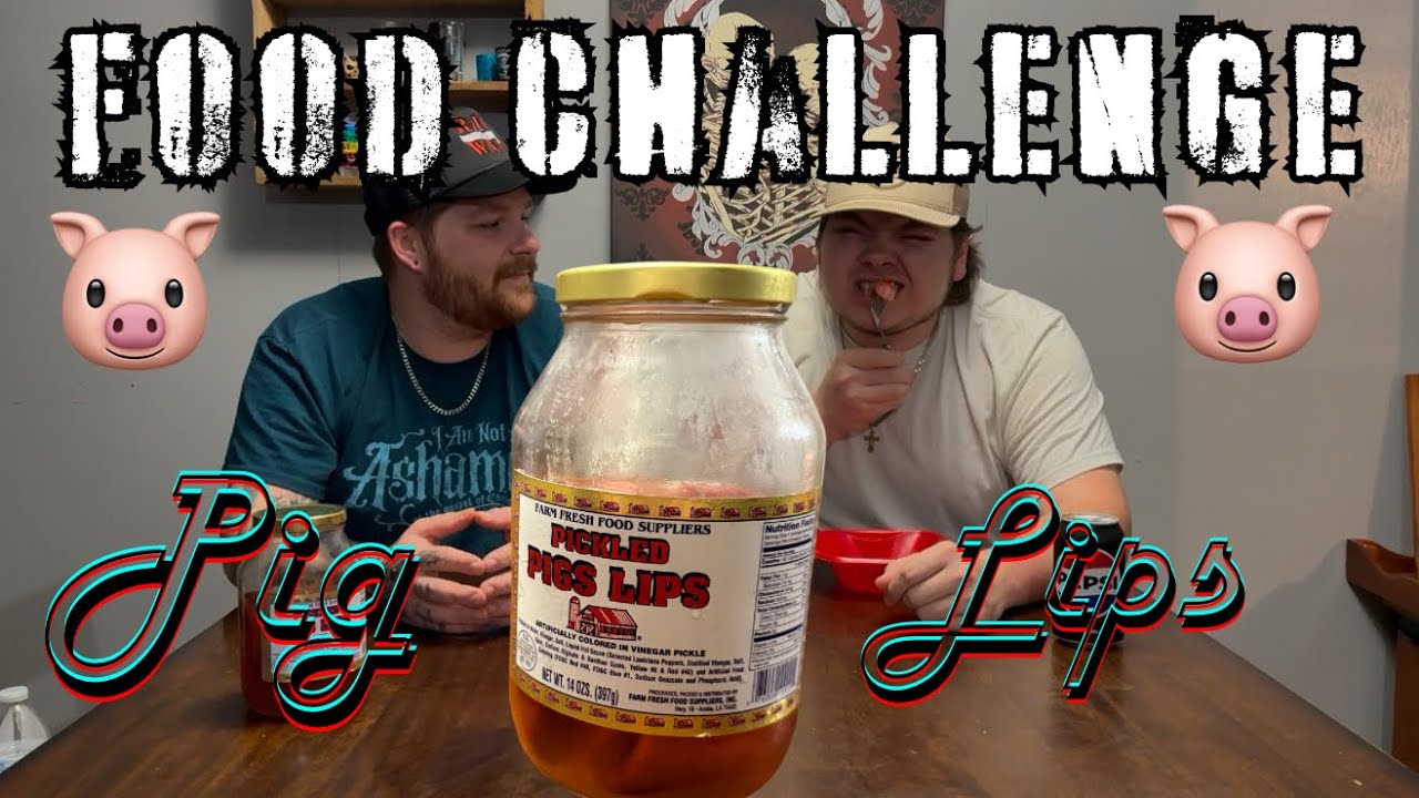 Pickled Pig Lips | Food Challenge - YouTube