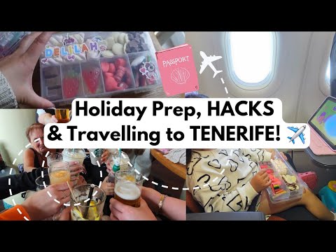 HOLIDAY PREP, HACKS, LAST CALL & TRAVEL DAY 1 | TENERIFE HOLIDAY VLOG ...