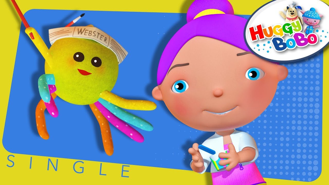 Little Miss Muffet | Nursery Rhymes | By HuggyBoBo - YouTube