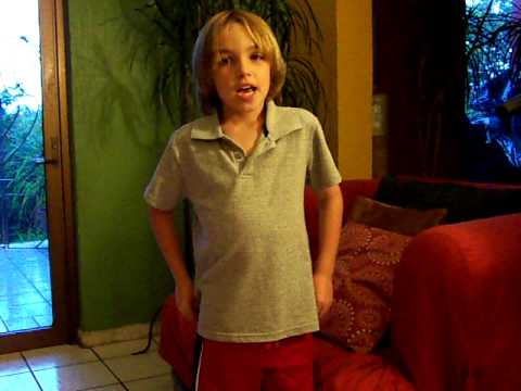 Boy Rapping His Weekly Memory Bible Verse for School - YouTube