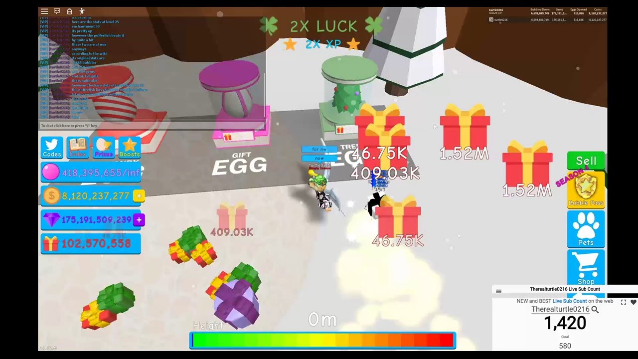 Bubble Gum Simulator! Lenny Box Showcase ( ͡° ͜ʖ ͡°) - YouTube