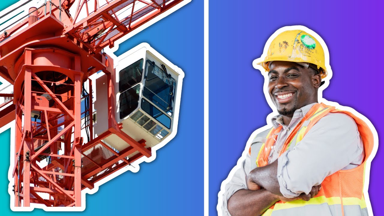 How do you get cranes up the top of buildings? - YouTube