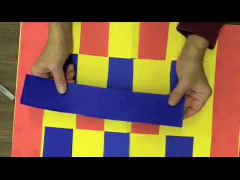 Easy Paper Weaving - YouTube