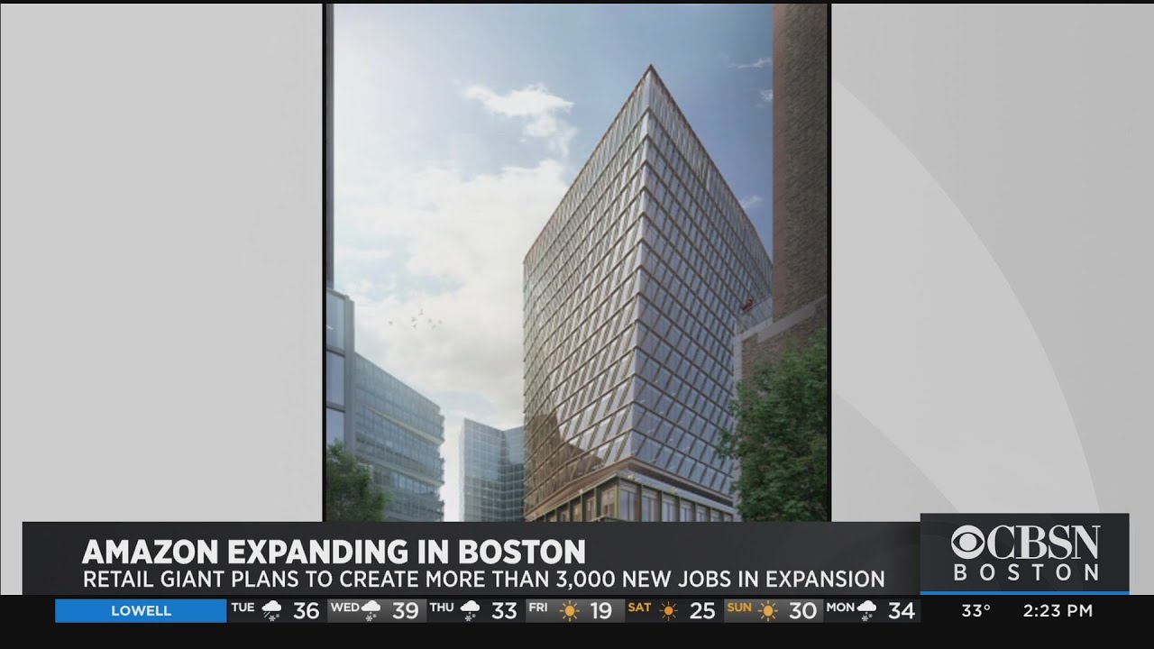 Amazon Expanding In Boston - YouTube