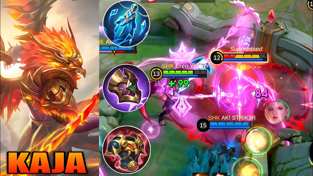 KAJA BEST BUILD & EMBLEM 2024!🌸ITEM GUIDE TO RANK UP FAST!🔥 - YouTube