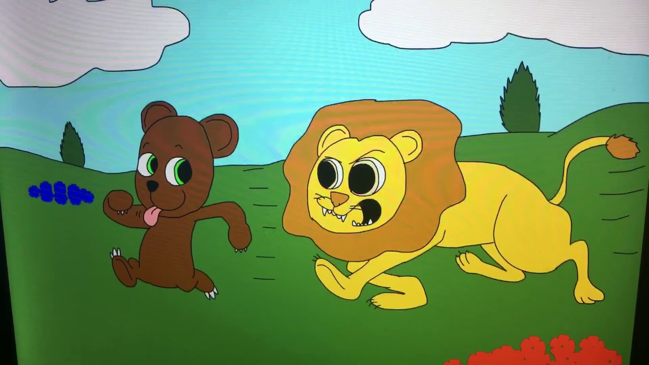 Teletubbies lion and the bear - YouTube
