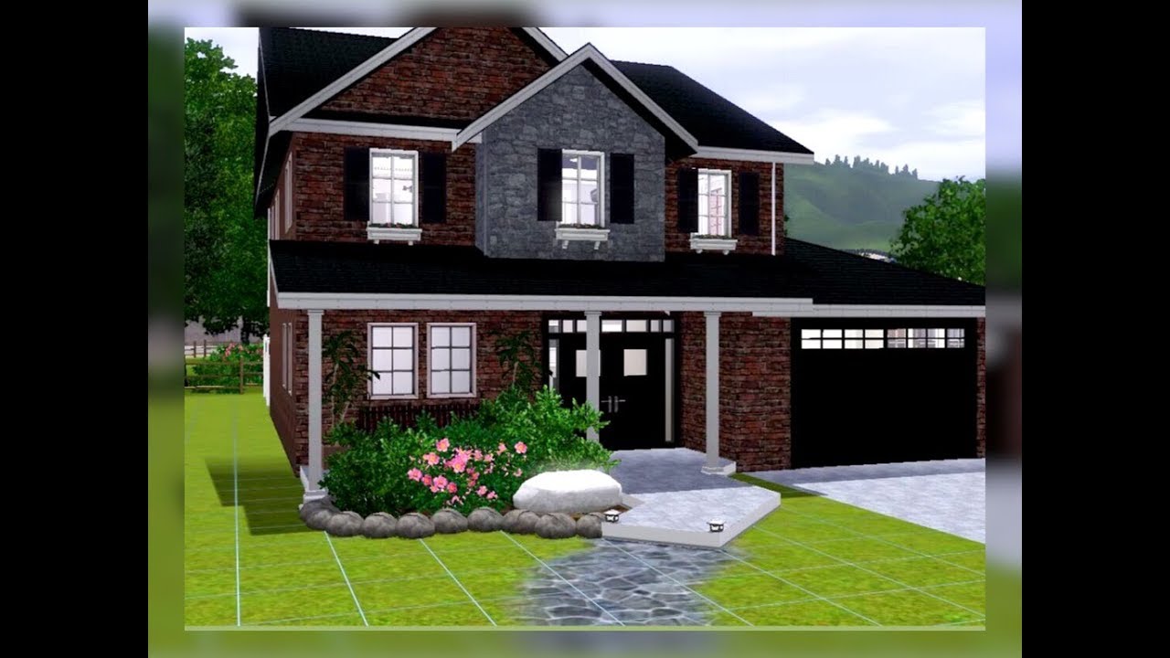 Sims 3 Speed Build | Family Home - YouTube