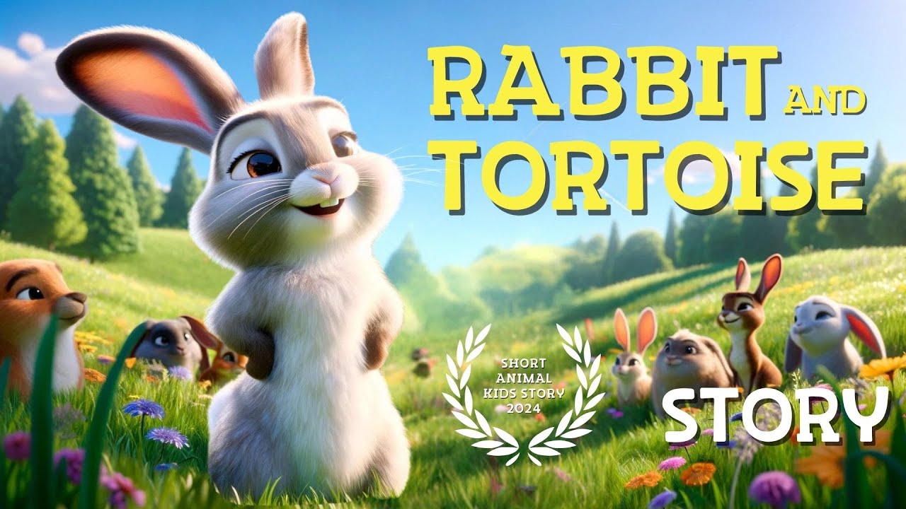 Rabbit and Tortoise Race | Story in English - YouTube