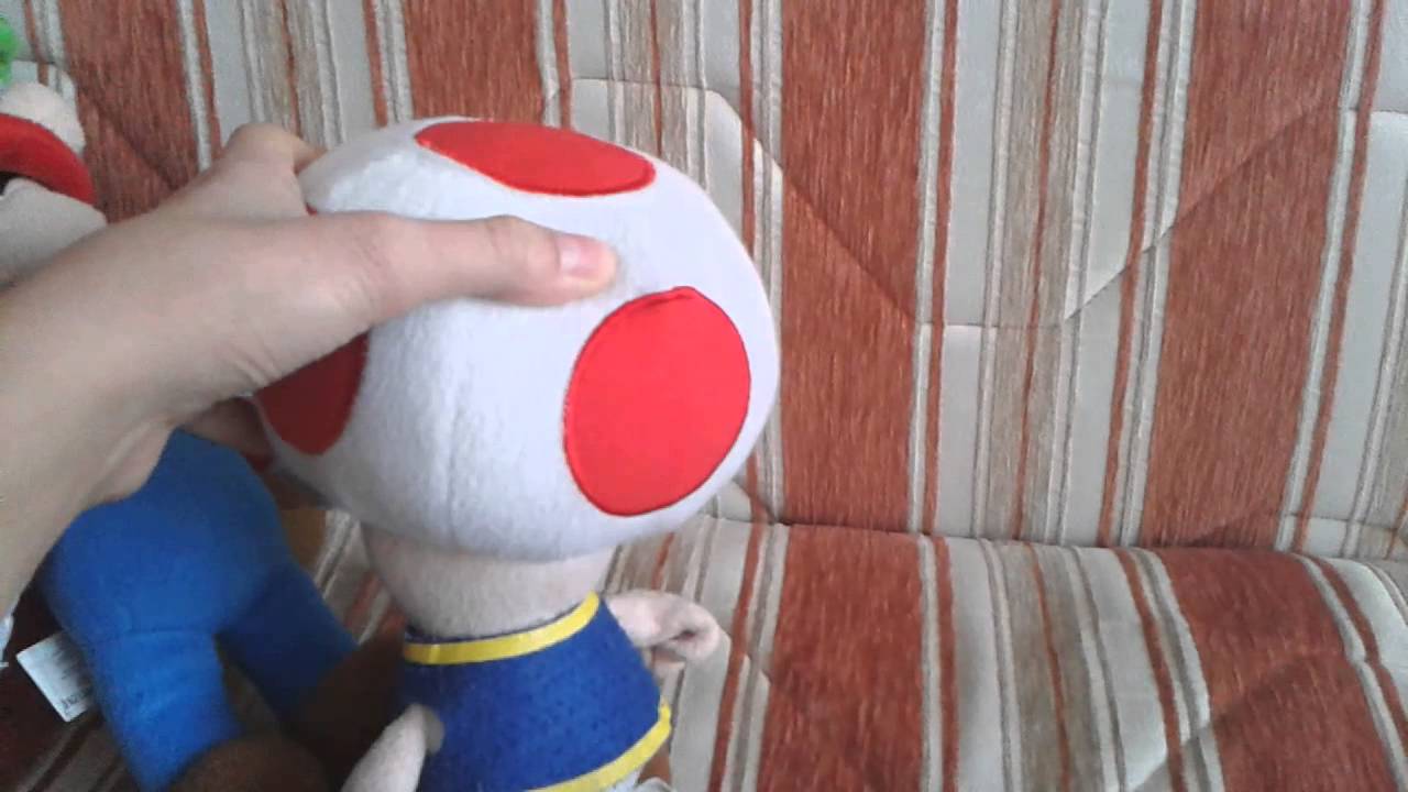 Mario Plüsch Toad hat Angst - YouTube