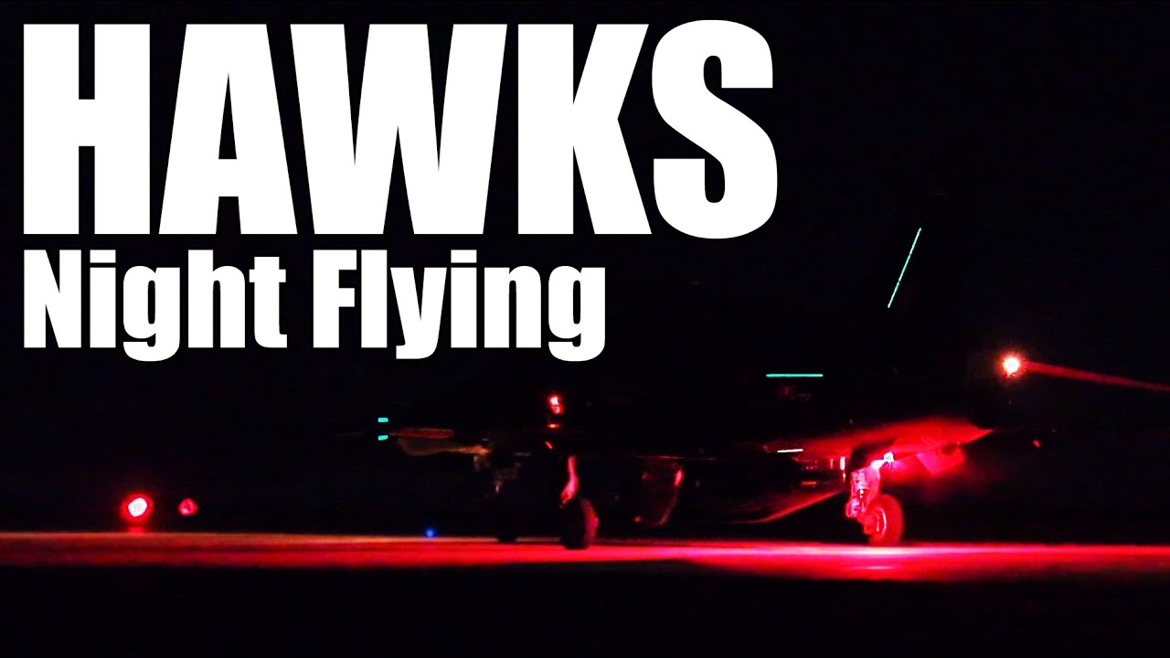 Hawks Night Flying at RAF Valley - November 2021 - YouTube