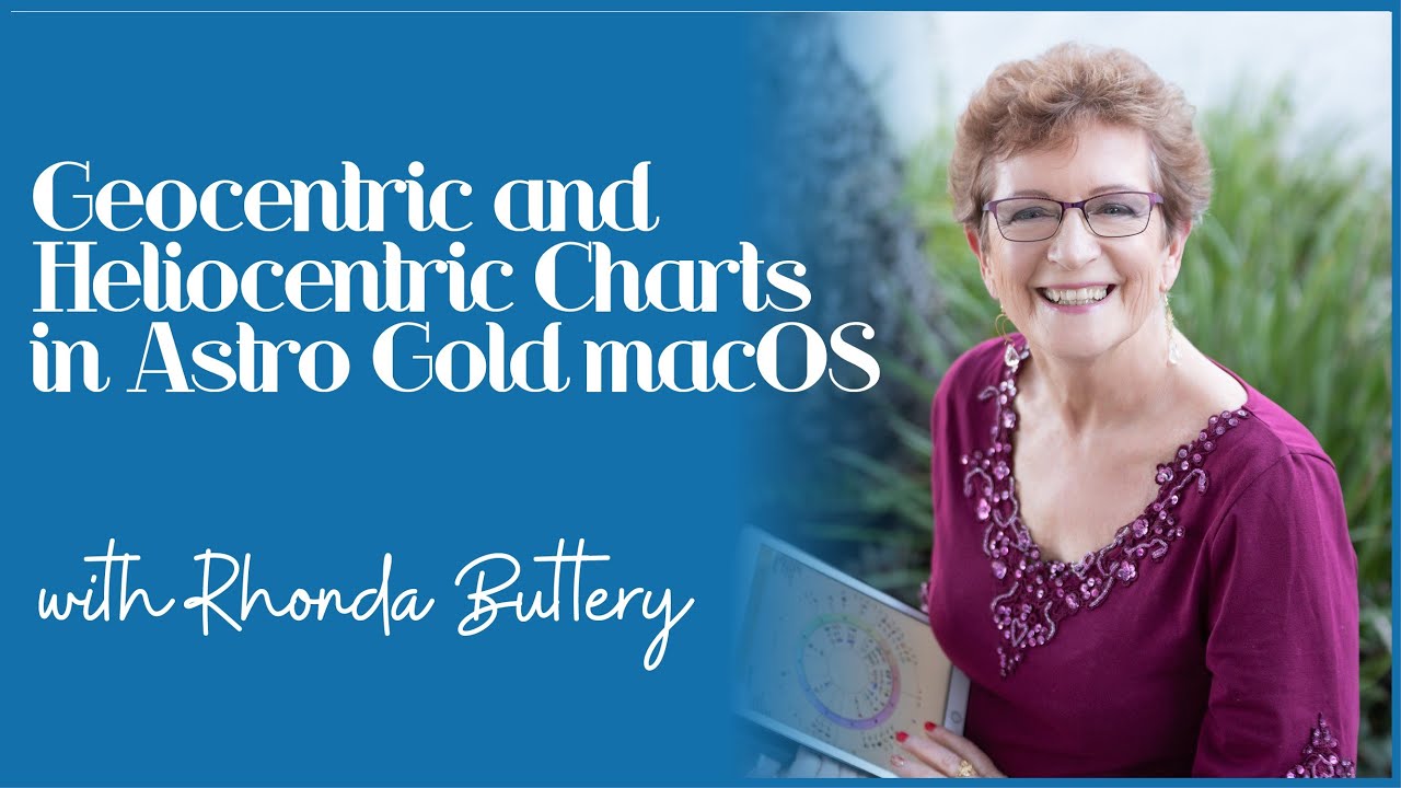 How to Calculate Heliocentric and Geocentric Charts in Astro Gold macOS ...