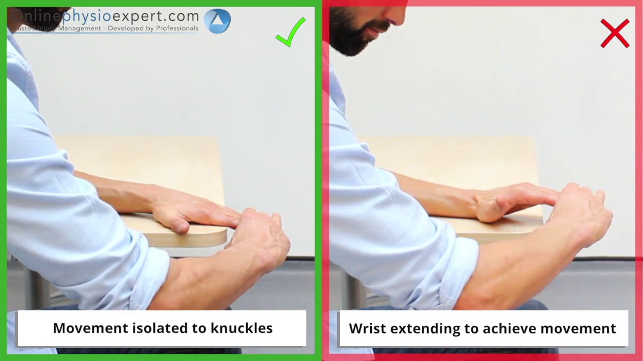 Finger DIP joint static extension strength all fingers L - YouTube