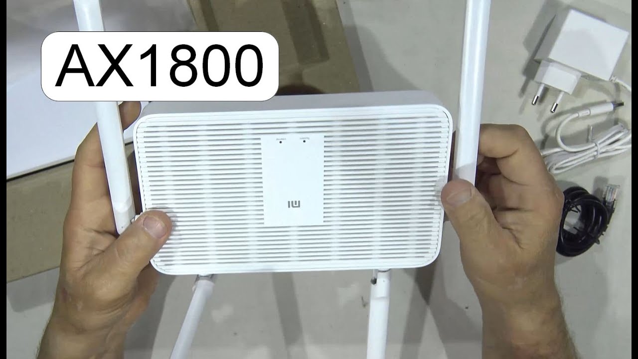UNBOXING MI ROUTER AX1800 - YouTube