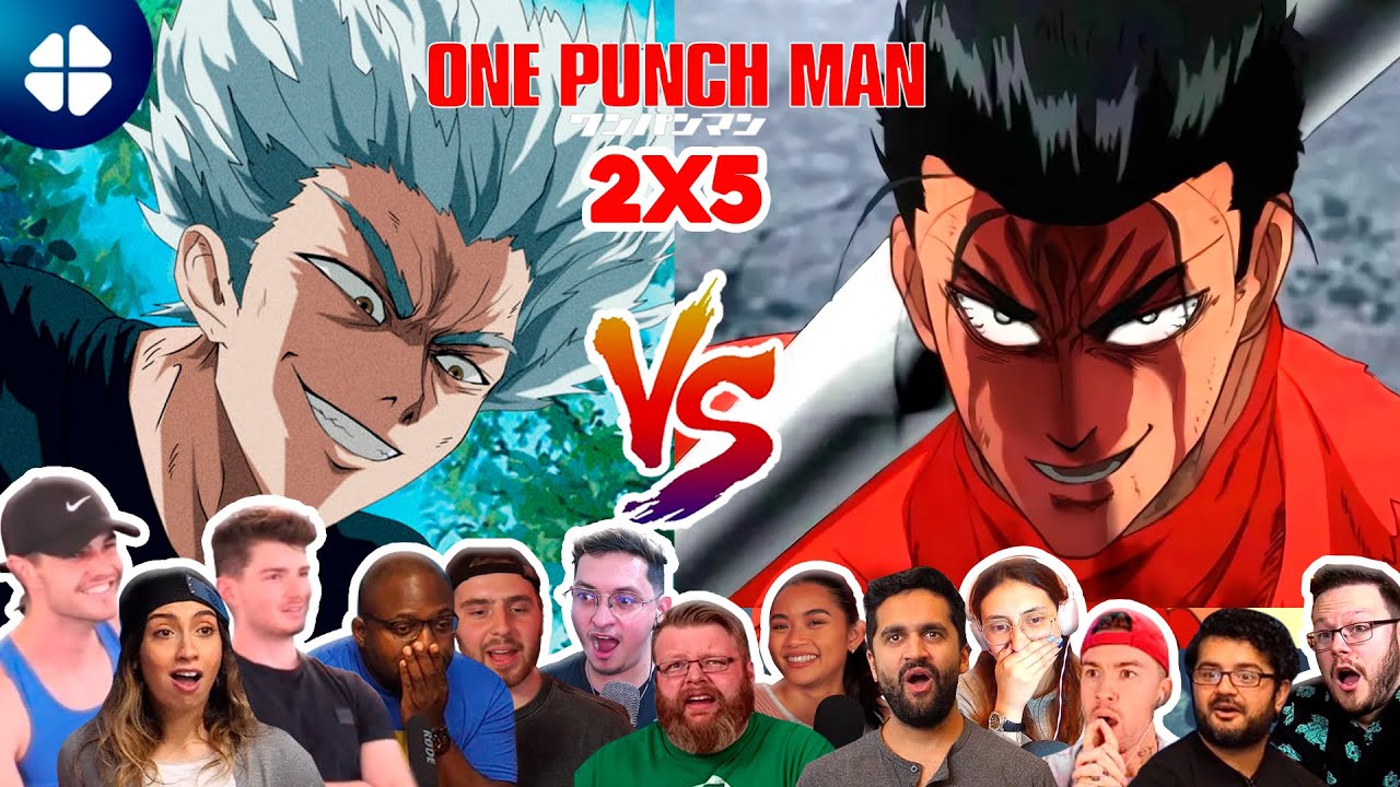 GAROU VS METAL BAT | One Punch Man Season 2 Episode 5 Reaction Mashup ...