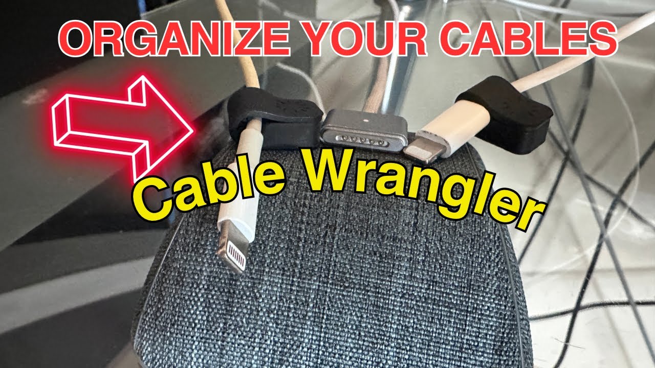 Is the Cable Wrangler cord organizer worth it? - YouTube