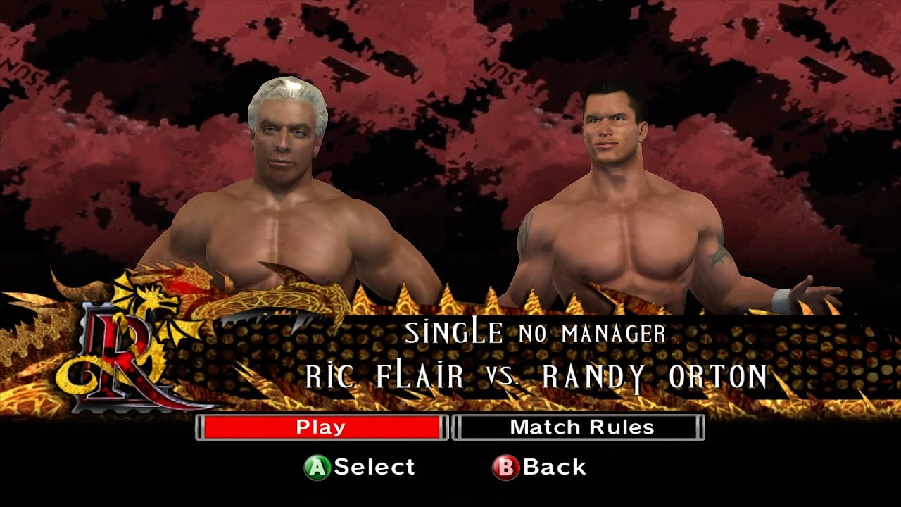 WWE SmackDown VS Raw 2007 Xbox360 - Ric Flair VS Randy Orton [2K ...