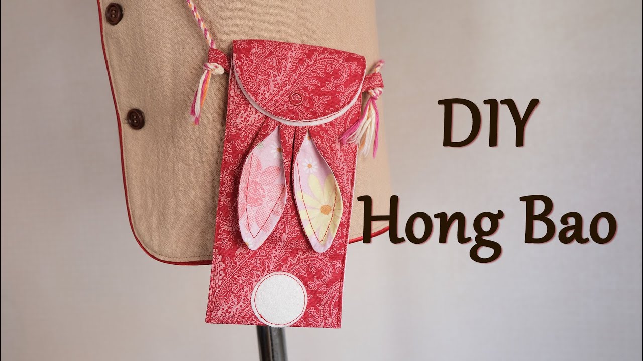 DIY Hong Bao, Chinese Red Envelope for 2023, the Year of Rabbit - YouTube