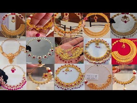 New 😍 Bridal Gold Nath Designs | Gold Nath Collection | Nath | Bridal ...