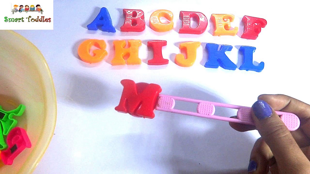 ABC Magnet Alphabet Magnetic English Letters Toy learn with fun - YouTube