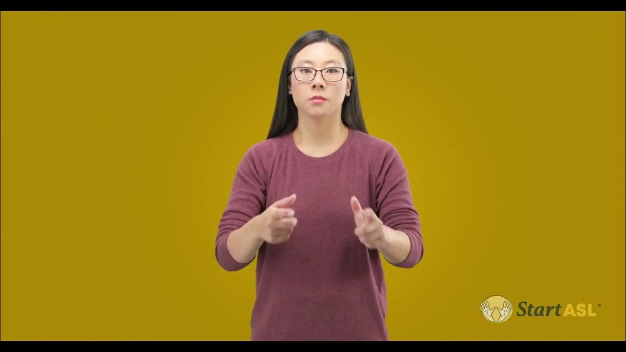 run in ASL - YouTube