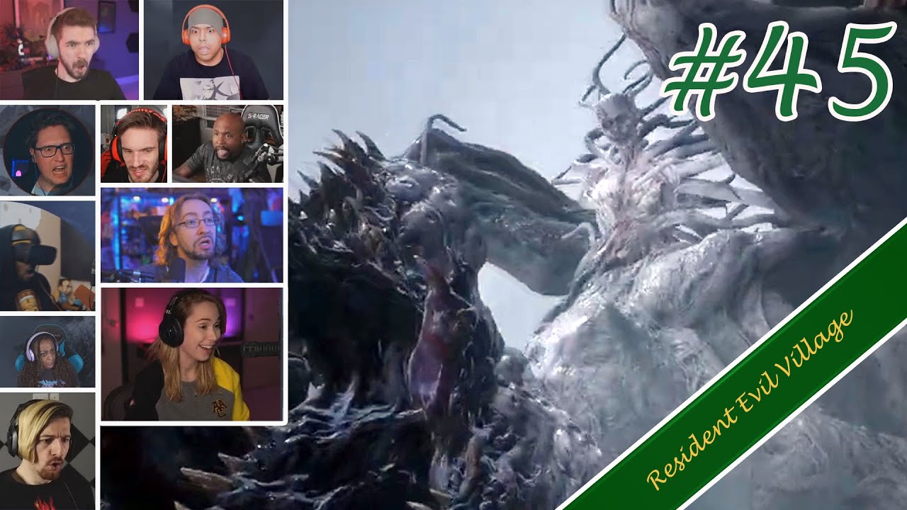 Gamers React to Dimitrescu's Beast Form in Resident Evil Village [#45 ...
