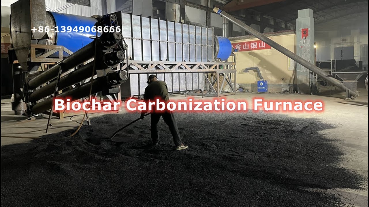 Sawdust Bamboo Charcoal Biochar Continuous Carbonization Furnace ...