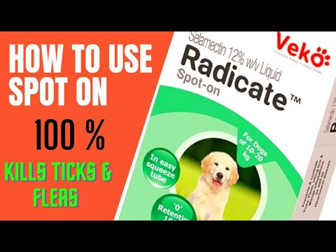 Use SPOT On to remove ticks quickly | Right method | Veko Radicate Spot ...