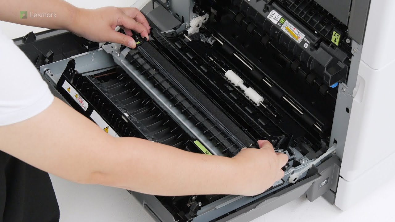 MX930/CX930/CX931/XC9325/XC9335—Replacing the transfer roller - YouTube