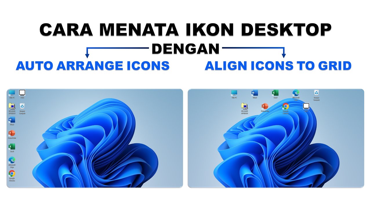 🔴 LIVE: Cara Menata Ikon Desktop dengan Auto Arrange Icons dan Align ...