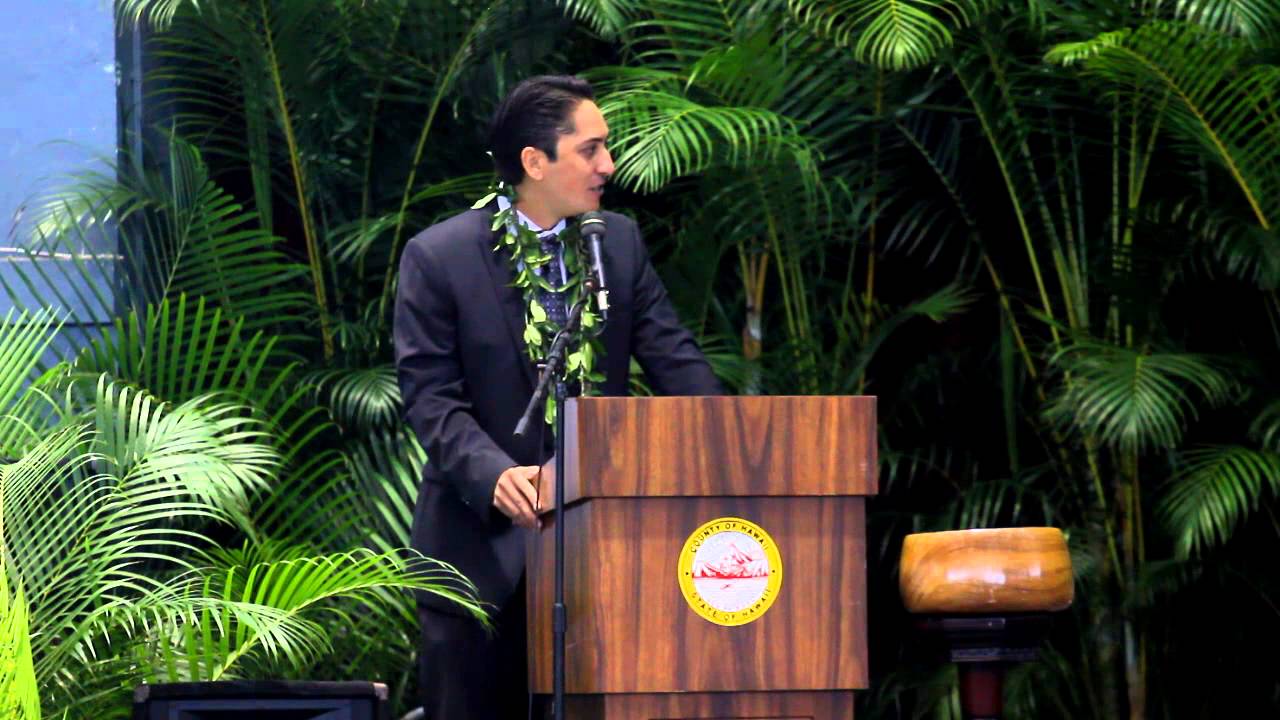 Dru Kanuha Inauguration Day Speech - YouTube
