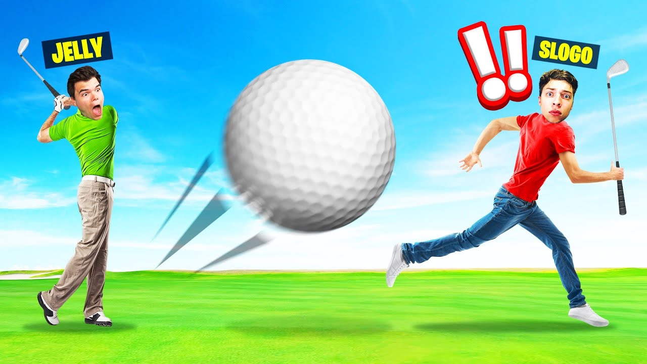 Golf But The BALL Gets BIGGER With Each Hit... (Golf Gang) - YouTube