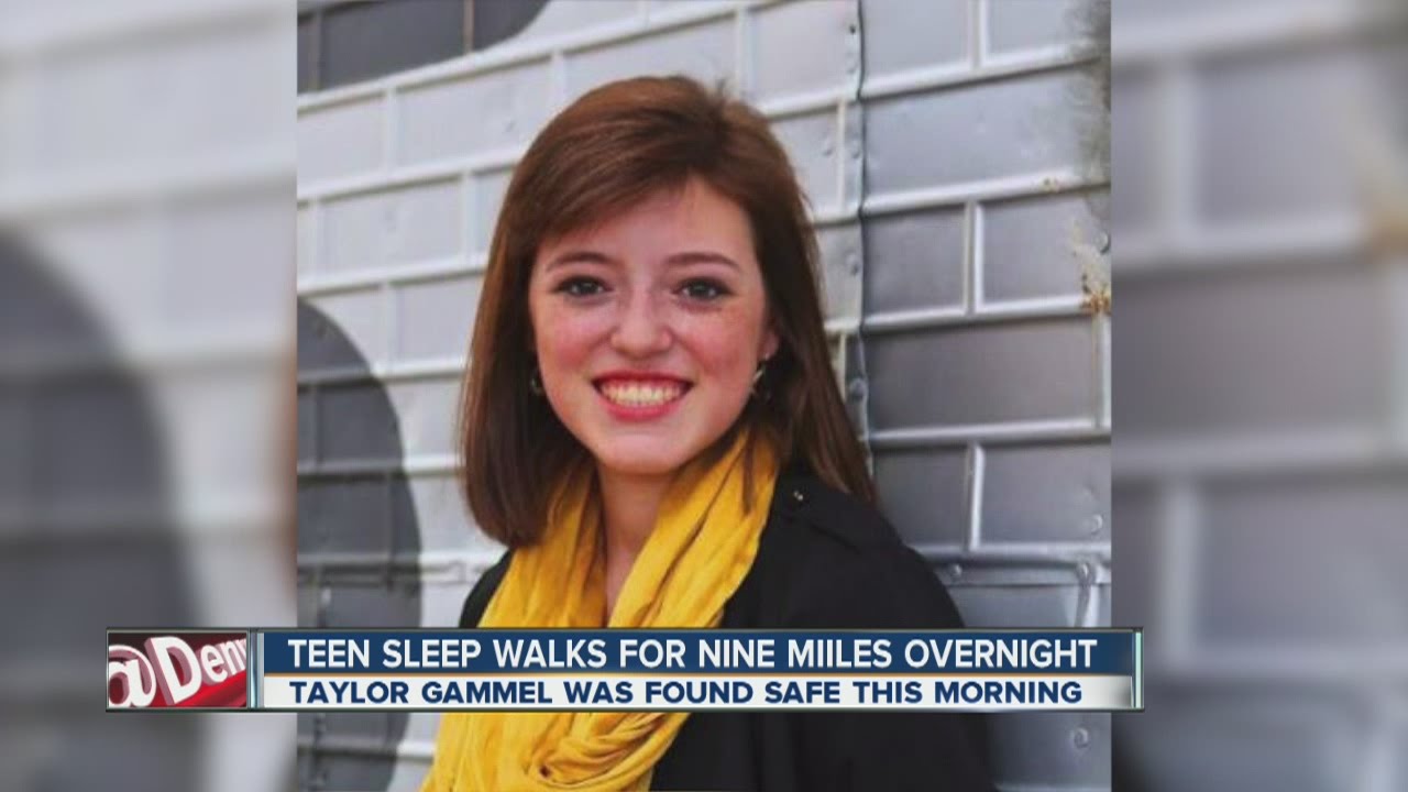Teen sleep walks for 9 miles overnight - YouTube