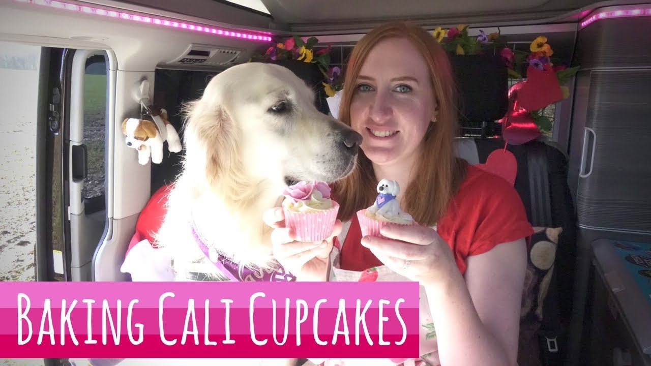 Baking Cupcakes in a Camper Van - Valentines Day Special - YouTube
