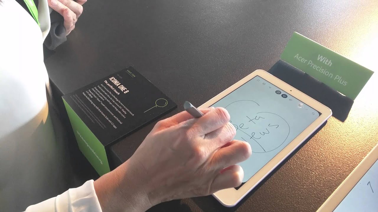Acer Iconia One Pencil Test - YouTube