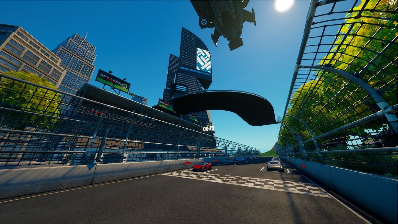 Metro City Racing Fortnite Creative Map - YouTube