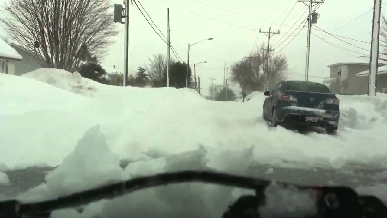 Moncton Snow storm - YouTube