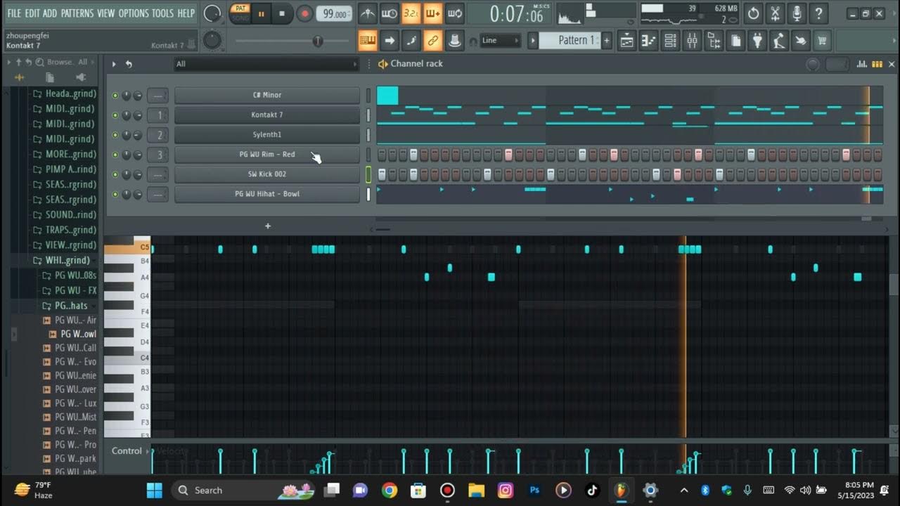 How to make a dancehall beat using kontakt 7 vst | Dancehall Beat tutorial 2023 - YouTube