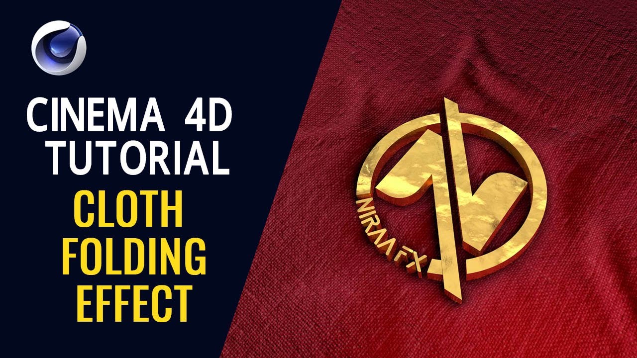 Cloth Folding Effect - Cinema 4D Tutorial - YouTube