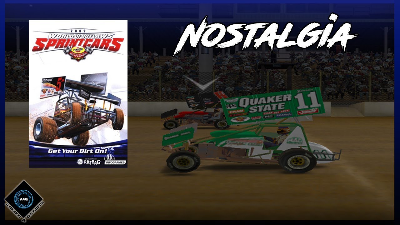Revisiting A Classic! - 2002 World Of Outlaws Sprint Cars - YouTube