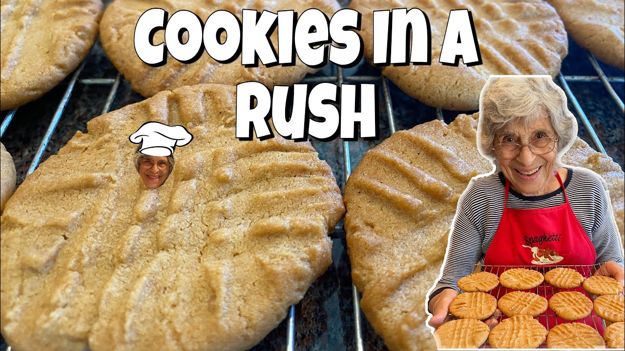 2-Ingredient Peanut Butter Cookies | Rosina’s Italian Kitchen - YouTube