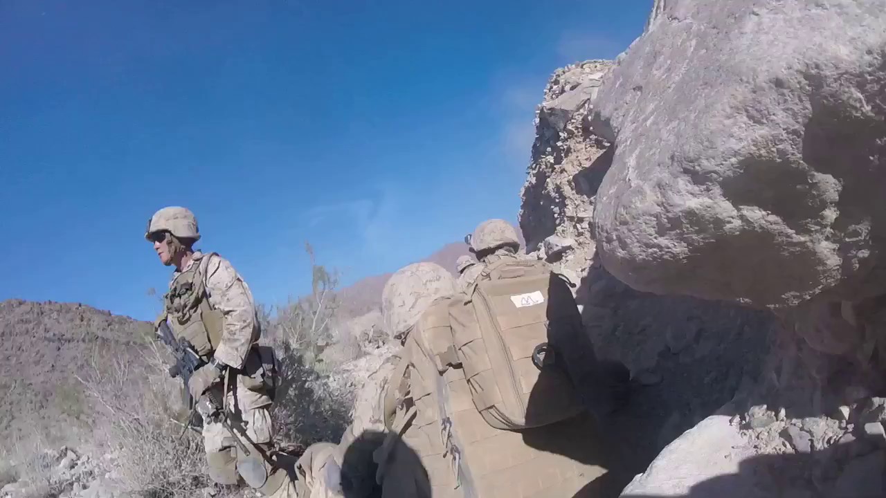 Marines Live Fire GoPro- Rounds Overhead And Explosion!! - YouTube