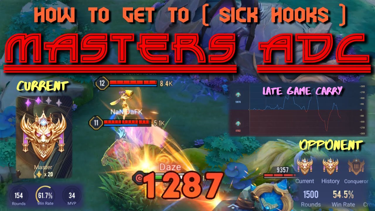 HOW TO: Get to MASTERS ADC - Unstoppable Hooks - Insane Comeback in ...